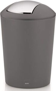 kela trash can with lid marta collection, grey