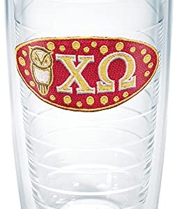 Tervis Chi Omega Sorority Tumbler, 16 oz, Clear -