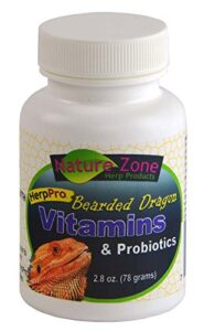 nature zone bearded dragon vitamins & probiotics 3 oz