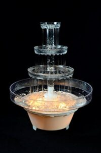 fanci water fountain for wedding cake