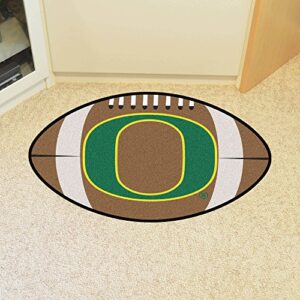 fanmats ncaa oregon ducks sports team logo football rug - 20.5" x 32.5"