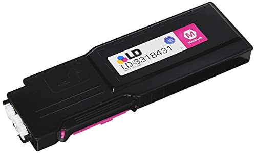 LD Compatible Toner to Replace Dell 331-8431 (XKGFP) Extra High Yield Magenta Toner Cartridge for Dell C3760 and C3765 Laser Printers