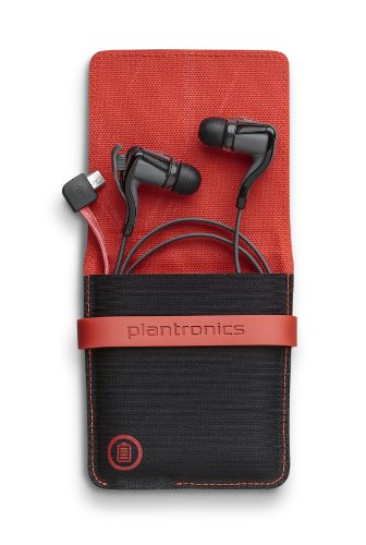 Plantronics 200203-01 BackBeat Go 2 Wireless Hi-Fi Earbud Headphones with Charging Case - Compatible with iPhone and other Smart Devices - Black