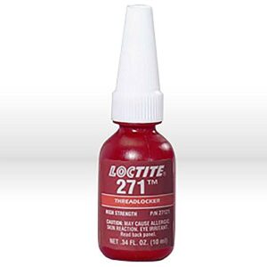 threadlocker 271, 10ml bottle, red