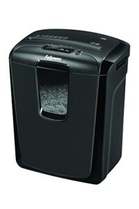 fellowes 4605801 powershred 49c 8-sheet cross-cut paper and credit card shredder, black