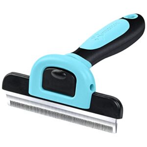 miu color pet grooming brush, deshedding tool for dogs & cats, effectively reduces shedding by up to 95% for short medium and long pet hair