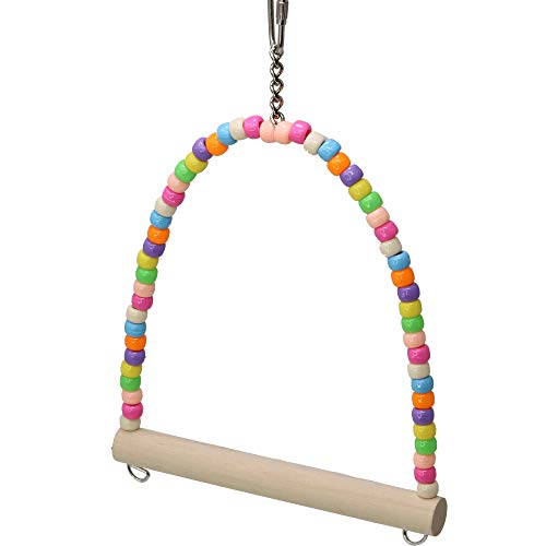 Bonka Bird Toys 1324 Swing Bird Toy Parrot cage Toys Cages Parakeet Cockatiel Finch Lovebird Budgie