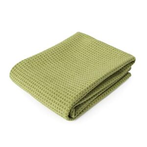 ecp waffle weave wipe down cloth olive