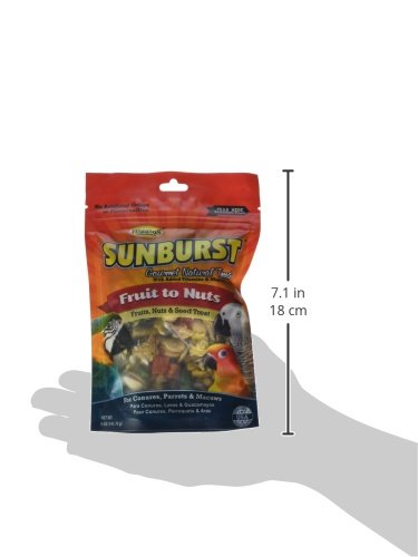 Higgins Sunburst Fruits To Nuts Gourmet Treats For Conures, Parrots & Macaws