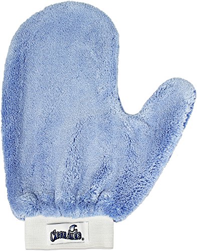 CleanAide Microfiber Terry Weave Mitt with Thumb and Elastic Wrist Cuffs, Pack of 5