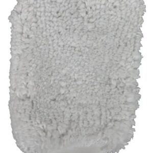 Detailer's Preference Premium Split Chenille Microfiber Wash Mitt for Car Cleaning, White