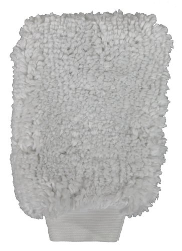 Detailer's Preference Premium Split Chenille Microfiber Wash Mitt for Car Cleaning, White