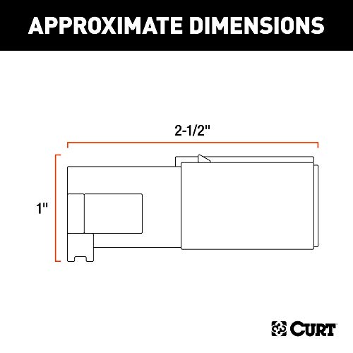 CURT 58061 Trailer-Side 4-Pin Round Wiring Harness Plug