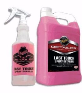 meguiar's d15501 last touch spray detailer w/ d110516 sprayer and d20155 bottle