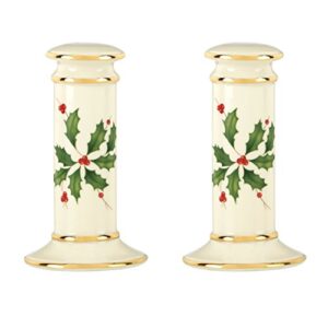 lenox holiday salt & pepper set