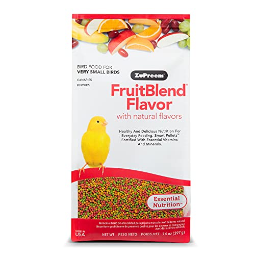 Zupreem 230305 Fruitblend X-Small Canary/Finch Food, 14-Ounce