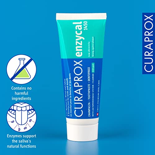 Curaprox Enzycal 950 PPM 75ml Toothpaste