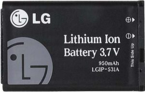 lg lgip-531a 950mah replacement battery for lg feacher flip phones