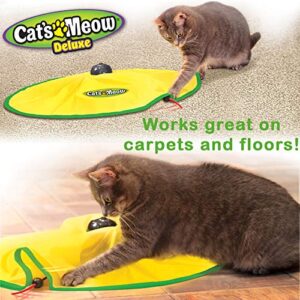 Cat's Meow- Motorized Wand Cat Toy, Automatic 30 Minute Shut Off, 3 Speed Settings, The Toy Your Cat Can't Resist