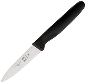 mercer culinary m23900p millennia black handle, 3-inch slim, paring knife