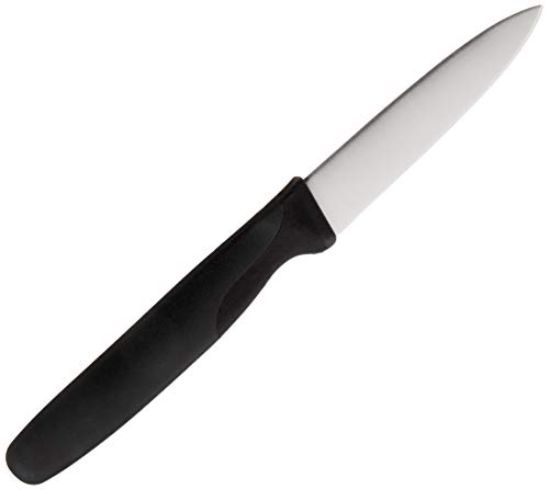 Mercer Culinary M23900P Millennia Black Handle, 3-Inch Slim, Paring Knife