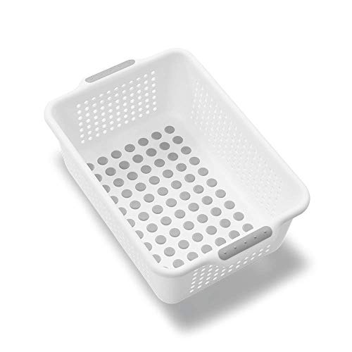 madesmart Classic Storage Basket, Small, White