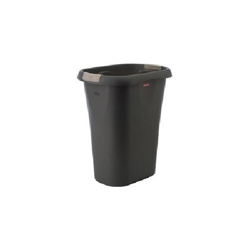 Rubbermaid 5L60 Open Top Wastebasket, 32 Quart, Brown