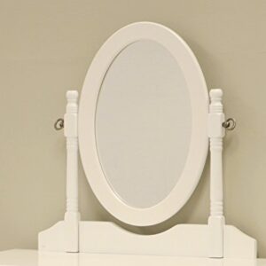 Frenchi Home Furnishing Vanity Set with Stool and Mirror