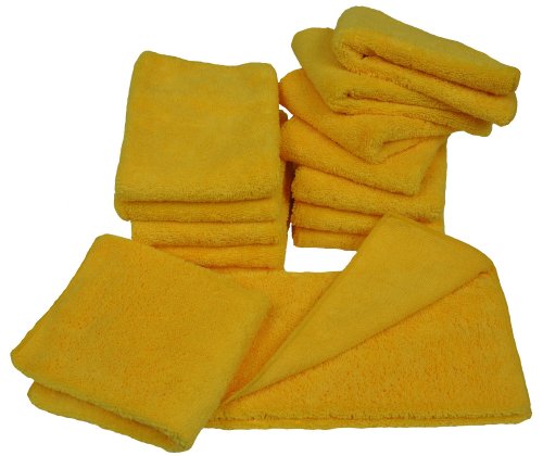 Detailer's Preference Microfiber 14in x 17in 300 GSM Cleaning Towels High Pile 15-Pack