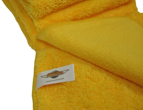 Detailer's Preference Microfiber 14in x 17in 300 GSM Cleaning Towels High Pile 15-Pack