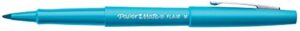 paper mate flair felt tip pen, medium point, sky blue, 1 pen