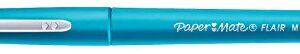 Paper Mate Flair Felt Tip Pen, Medium Point, Sky Blue, 1 Pen