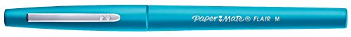 Paper Mate Flair Felt Tip Pen, Medium Point, Sky Blue, 1 Pen