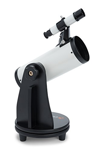 Celestron – 76mm Cometron FirstScope – Compact and Portable Tabletop Dobsonian Telescope – Ideal Telescope for Beginners – Includes 5x24 Finderscope – BONUS Astronomy Software Package