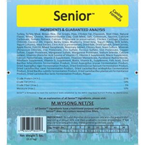 Wysong Senior Canine Formula - Dry Diet Senior Dog Food - 5 Pound Bag