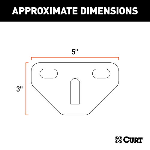 CURT 17005 Weight Distribution Hitch Bolt-On Hookup Brackets