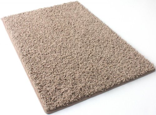 6 Inches x 6 Inches Sample Frieze Shag 32 oz Carpet, Pecan Brown