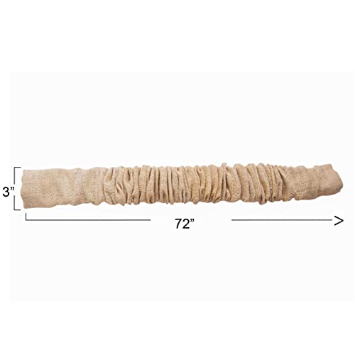 Creative Co-Op 6' Long Chandelier Cord Cover, Natural Cotton