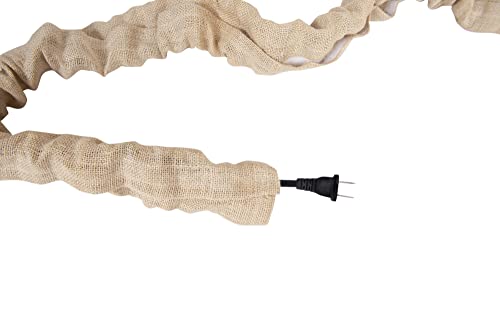 Creative Co-Op 6' Long Chandelier Cord Cover, Natural Cotton