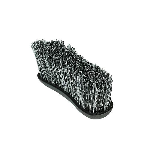 Horze Soft Grip Dandy Brush - Long Bristles - Black - One Size