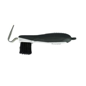 horze soft grip hoof pick - black - one size