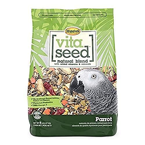 Higgins Vita Seed Natural Parrot 5 Lb, Large