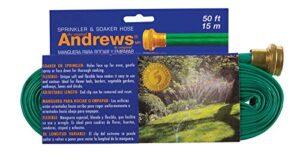 andrews 10-12348 50' 2 tube sprinkler & soaker hose