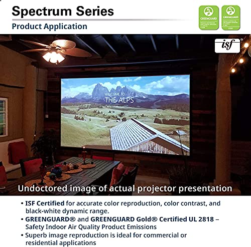 Elite Screens Spectrum, 100-inch Diag 16:9, Electric Motorized 4K/8K Ready Drop Down Projector Screen, ELECTRIC100H