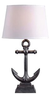 kenroy home 32297wbz aweigh table lamps, medium, weathered bronze