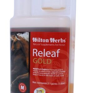 Hilton Herbs Releaf Gold Herbal Mobility Supplement for Horses, 2.1pt Bottle