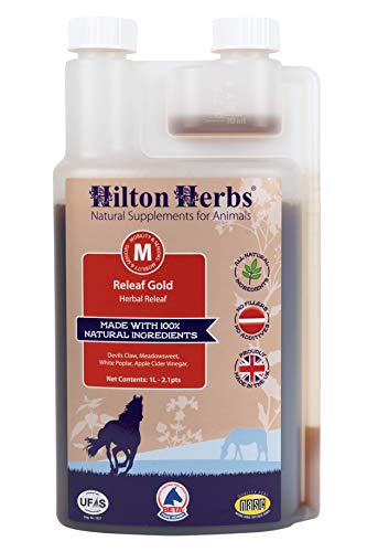 Hilton Herbs Releaf Gold Herbal Mobility Supplement for Horses, 2.1pt Bottle