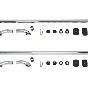 Putco Classic Locker Side Rails - Fits Chevy Silverado 1500/GMC Sierra 1500 2014-2018 5'8'' Bed - Chrome Stainless Steel