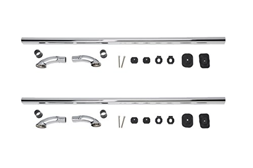 Putco Classic Locker Side Rails - Fits Chevy Silverado 1500/GMC Sierra 1500 2014-2018 5'8'' Bed - Chrome Stainless Steel