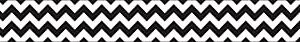 Teacher Created Resources 73174   Black & White Chevron Double-Sided Border